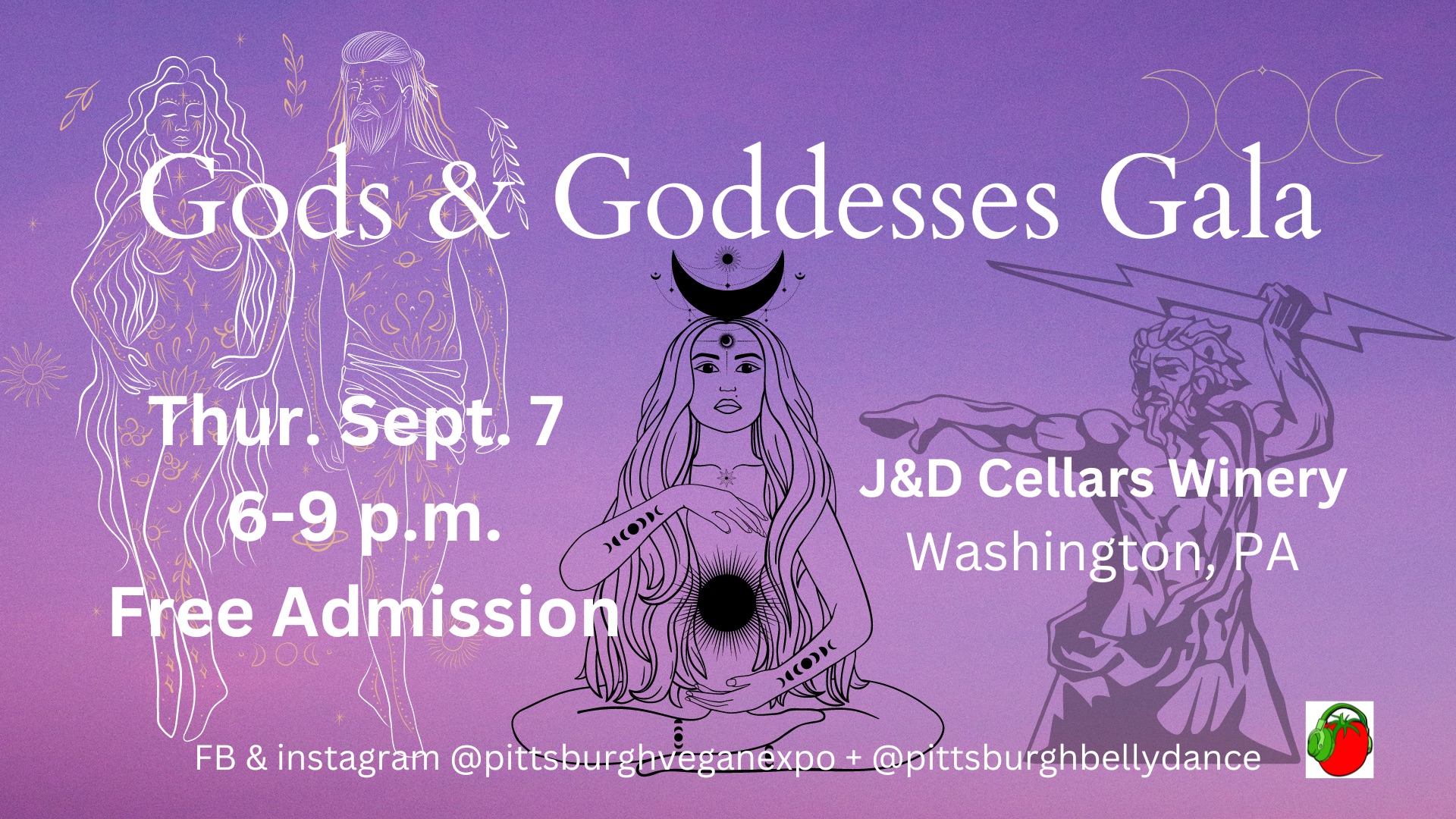 God & Goddesses Gala – J&D Cellars Winery and Vineyard | Eighty Four ...